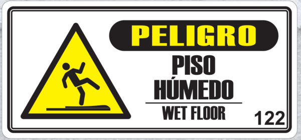 Peligro Piso Húmedo - Gestión Eficiente